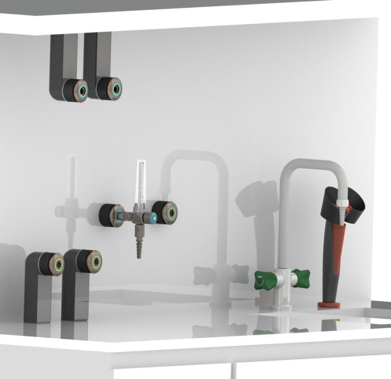 Mounting the Quick Connect with exposed pipe - BROEN-LAB